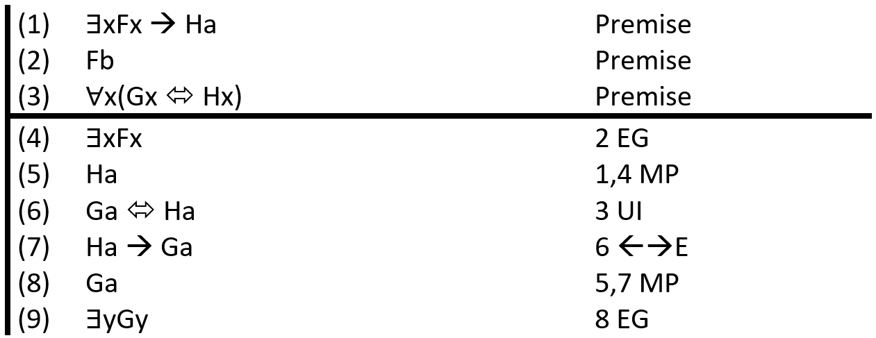 Answers for More First Order Logic Questions – Elementary Formal Logic